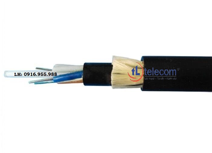 Mua cáp quang tự treo ADSS có sợi Aramid 48 sợi quang tiêu chuẩn G652.D